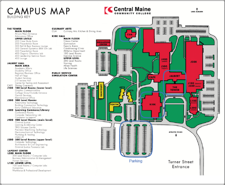 CMCC Campus Map – Central Maine Human Resource Association